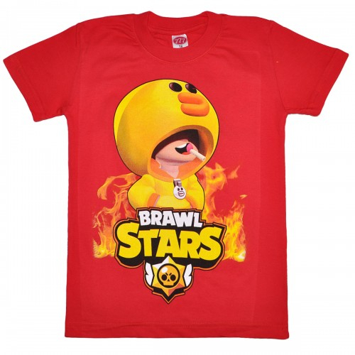 Футболка подростковая Brawl Stars - Duck (красный)