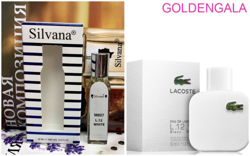 Silvana L.12 White . Супер стойкая Парфюмерная вода 18 мл. M807 ...