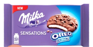 Печенье Милка Куки Сенсейшн Орео крем 156г