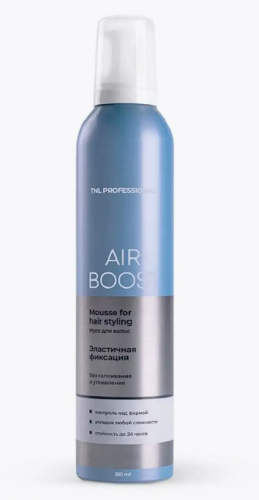 Профессиональный мусс для укладки волос Air Boost «Подвижная фиксация ...