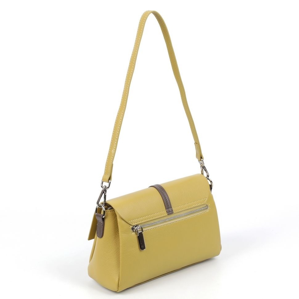 Женская кожаная сумка Sergio Valentini SV-8571 Елоу
