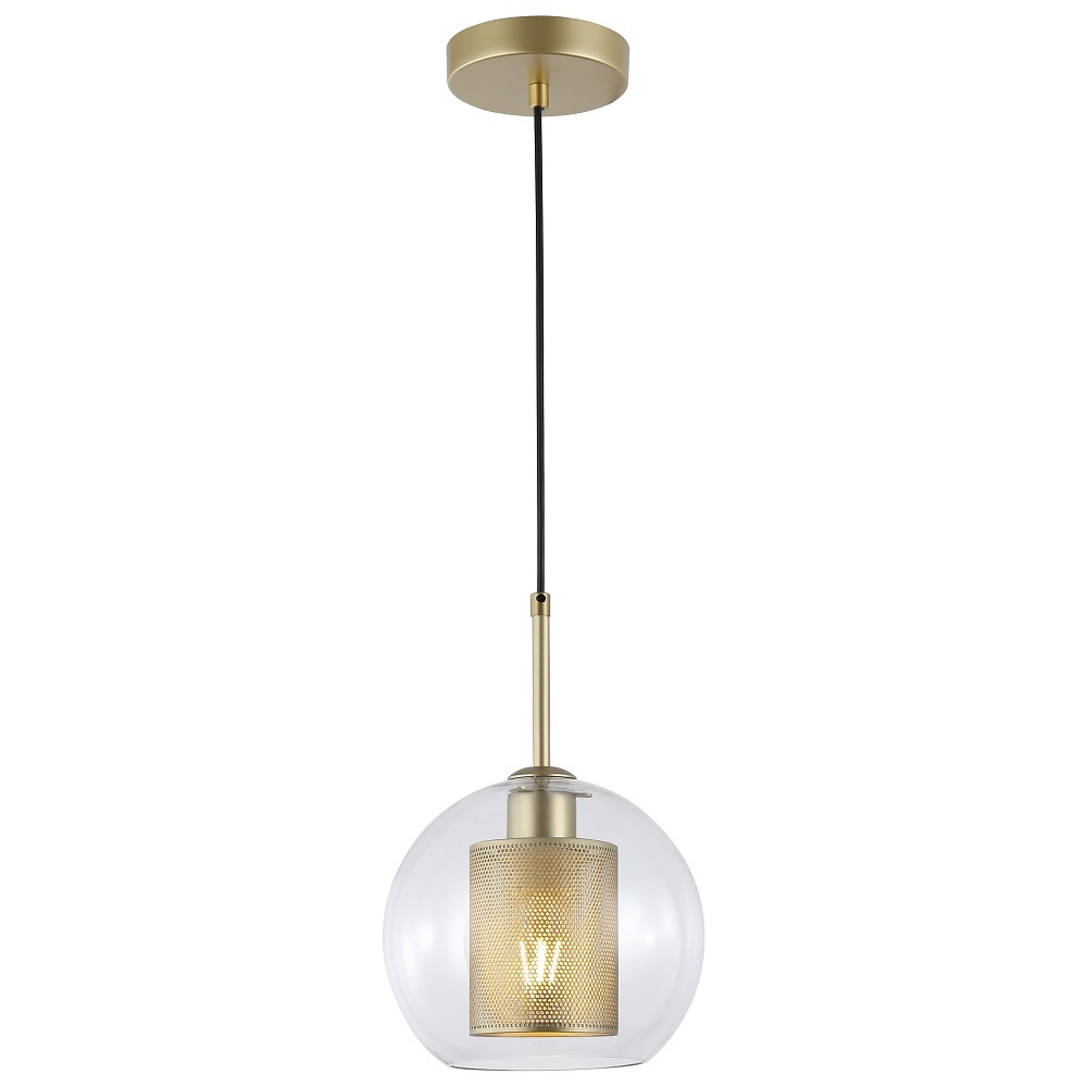 Подвесной светильник Escada 387/1S E27*60W Satin gold