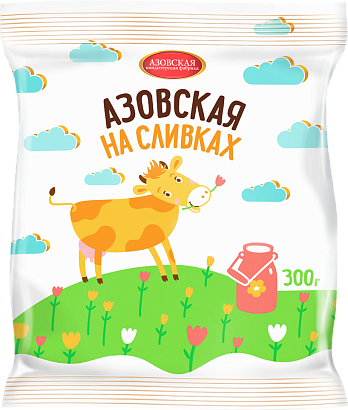 Конфеты молочные Азовская коровка на сливках 300 гр