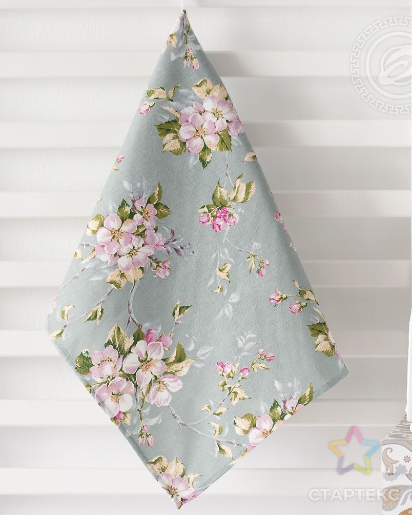 Полотенце кухонное из рогожки 50 * 70 живопись. Арт-Дизайн