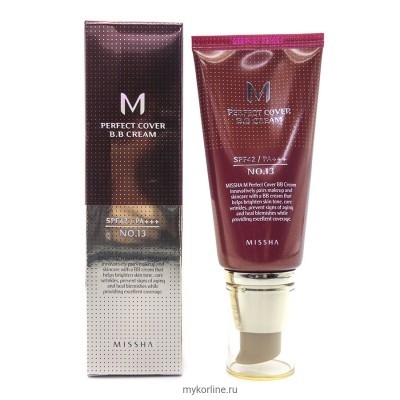 Perfect Cover BB Cream SPF42PA+++ #13 Bright Beige - Тональный крем с ...