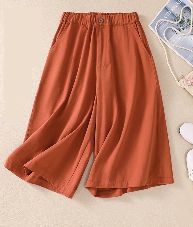 Женские длинные шорты широкие хлопок. Gu Yanhui