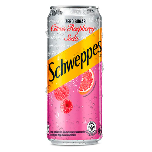 Газированный напиток Schweppes Citrus Raspberry 330мл