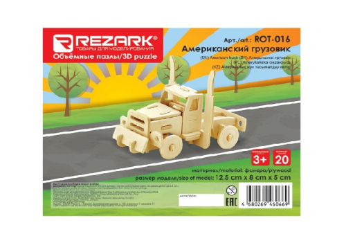 Сборная модель REZARK Американский грузовик